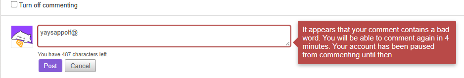 Scratch thinks that certain Unicode characters are bad. - Discuss Scratch