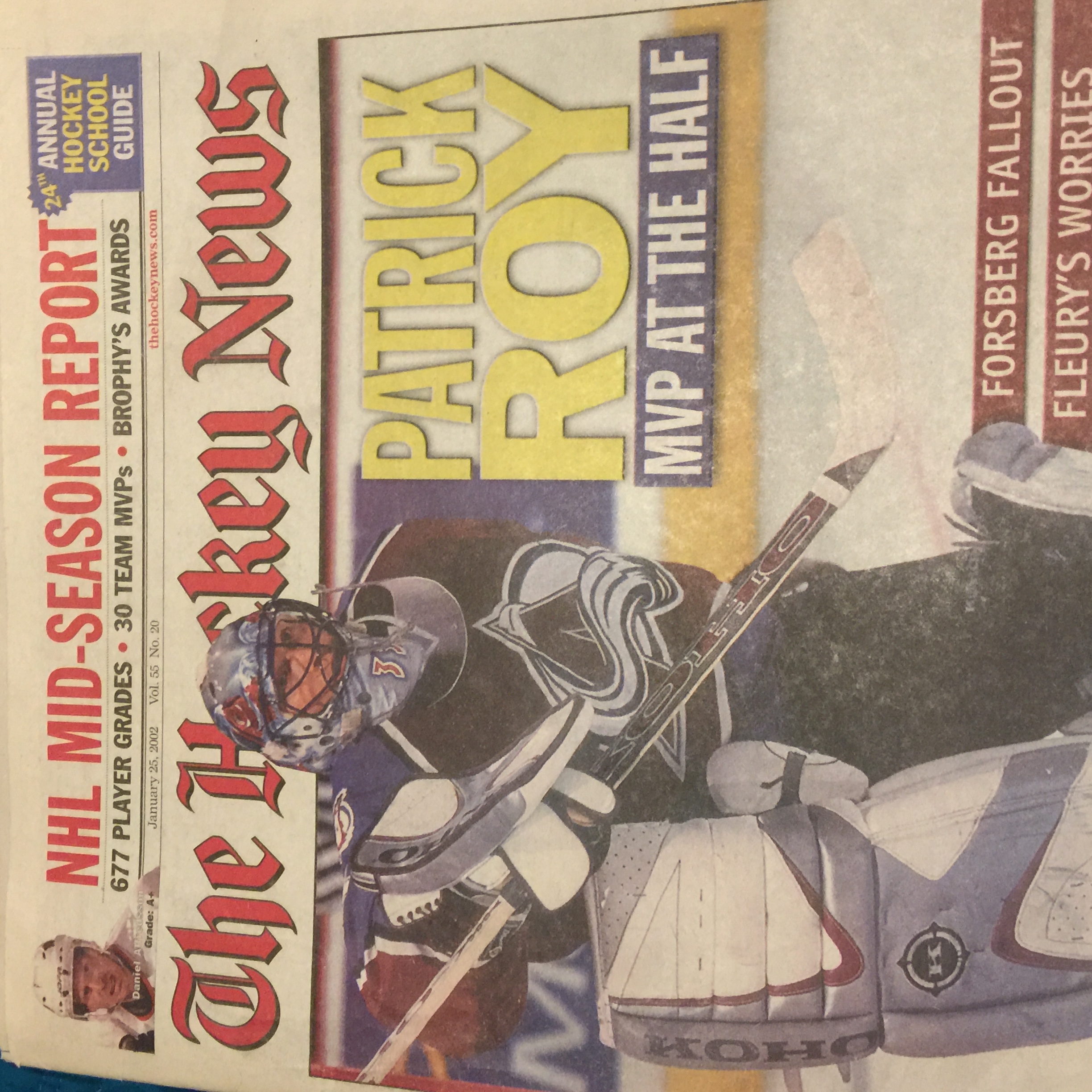 Was Patrick Roy ever seen/talked about as the best player in the world ...