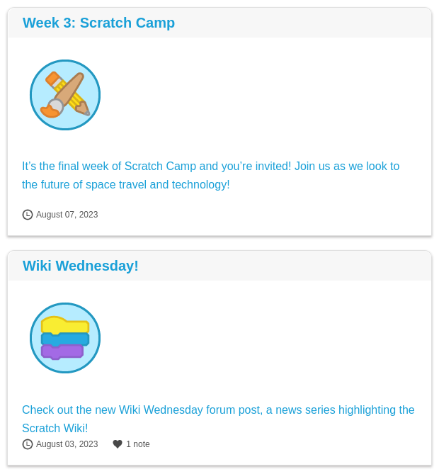 Why does the Scratch Team use Tumblr to host the pictures in the Scratch News section? - Discuss ...