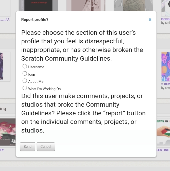 [duplicate] better profile reporting system - Discuss Scratch