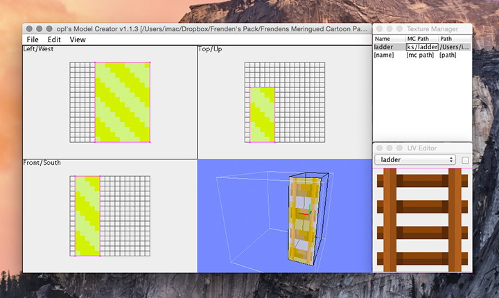 opl's Model Creator - Free 3D model editor - Minecraft Tools - Mapping ...