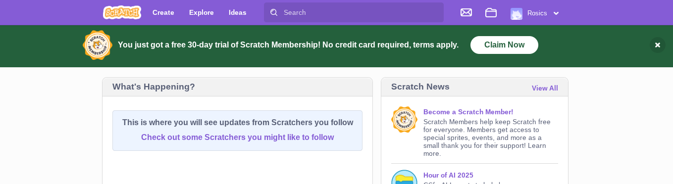 Scratch membership free trial - Discuss Scratch