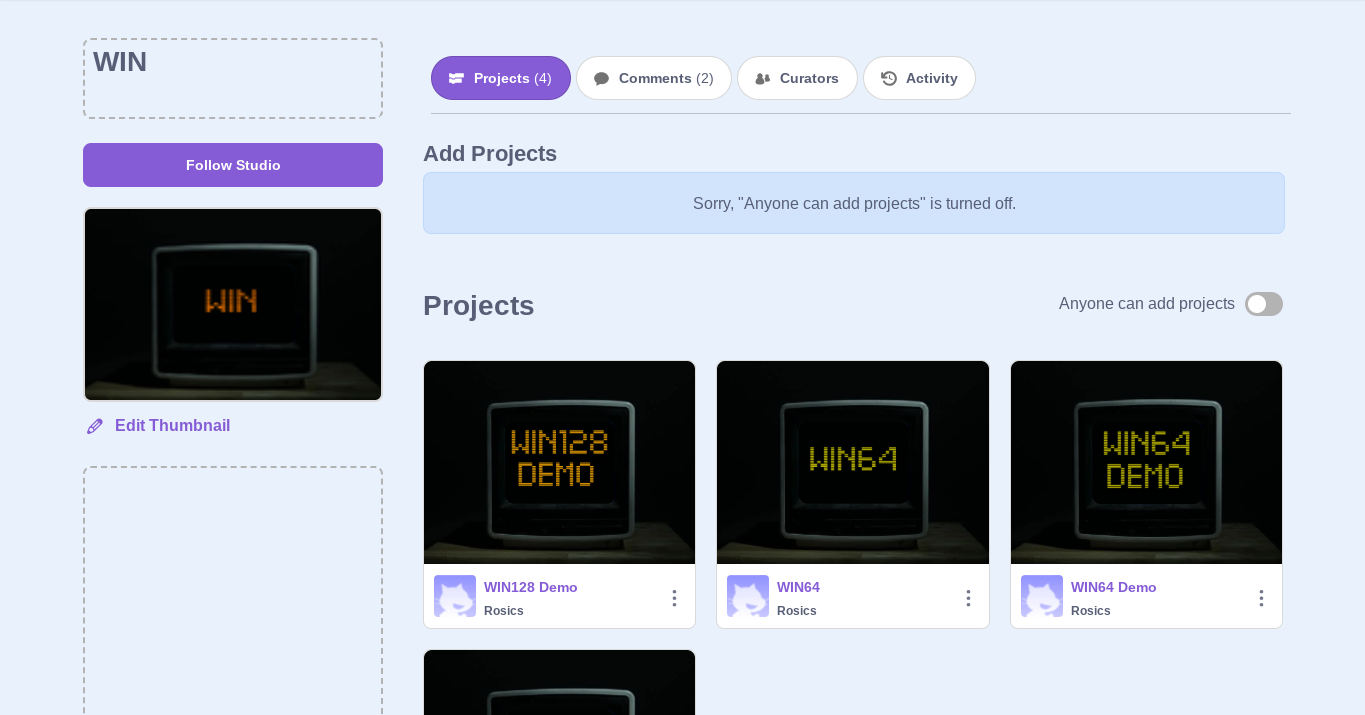Improve Studios. - Discuss Scratch