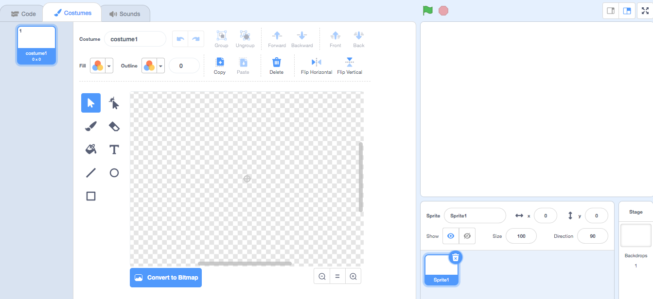 What does the 2 x 2 under the backdrop name mean? - Discuss Scratch