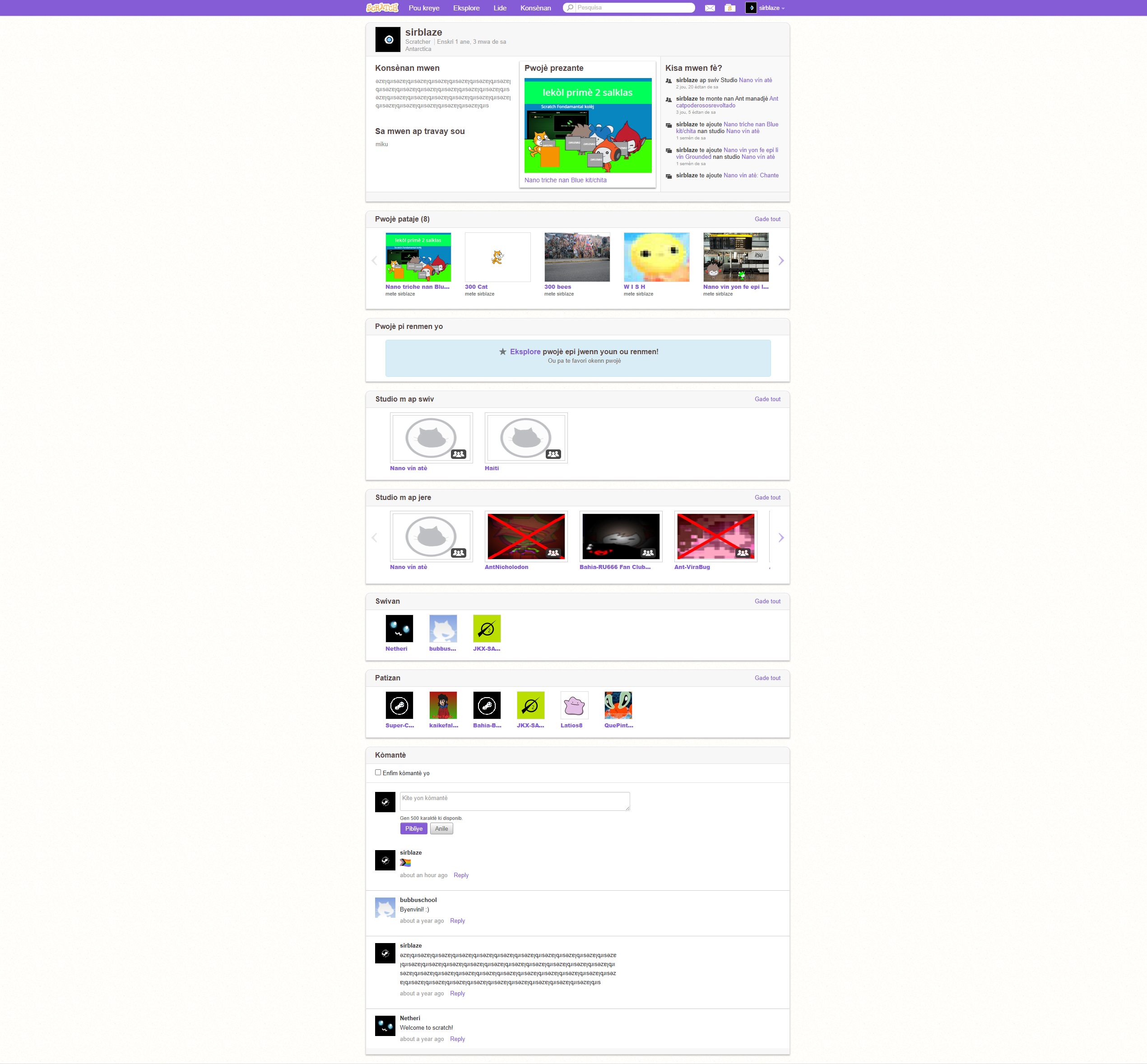 ADD HATIAN CREOLE LANGUAGE IN SCRATCH - Discuss Scratch