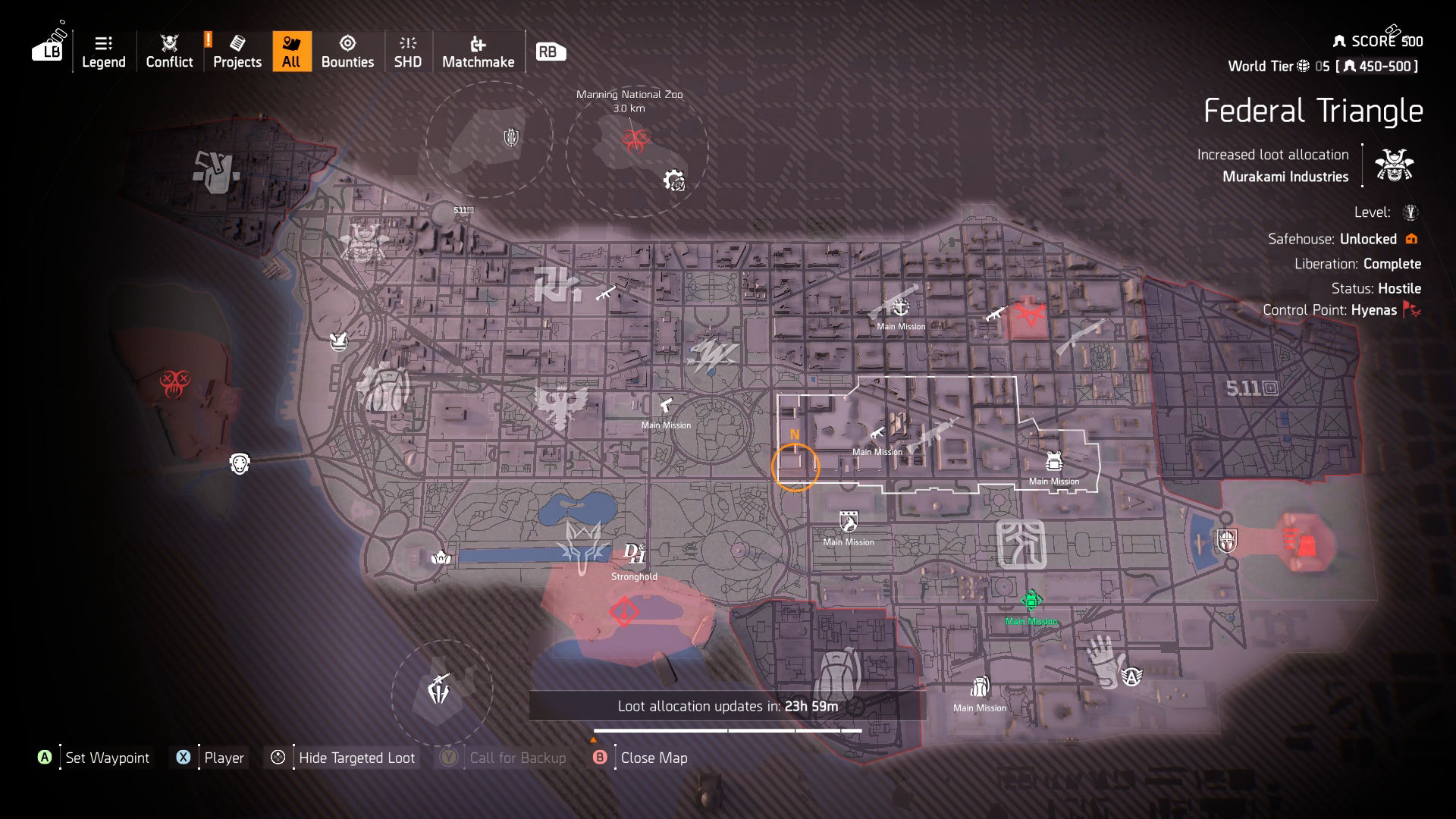 Thieves Den Vendor Stock - Nov, 16, 2019 + Target Map View : r/thedivision