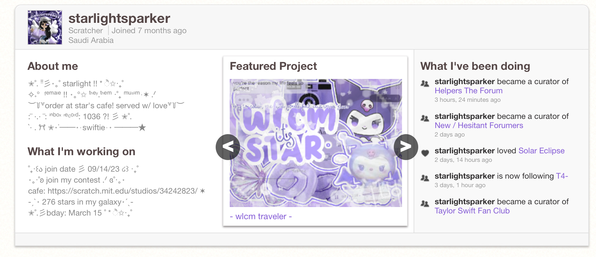 Pinned projects. - Discuss Scratch