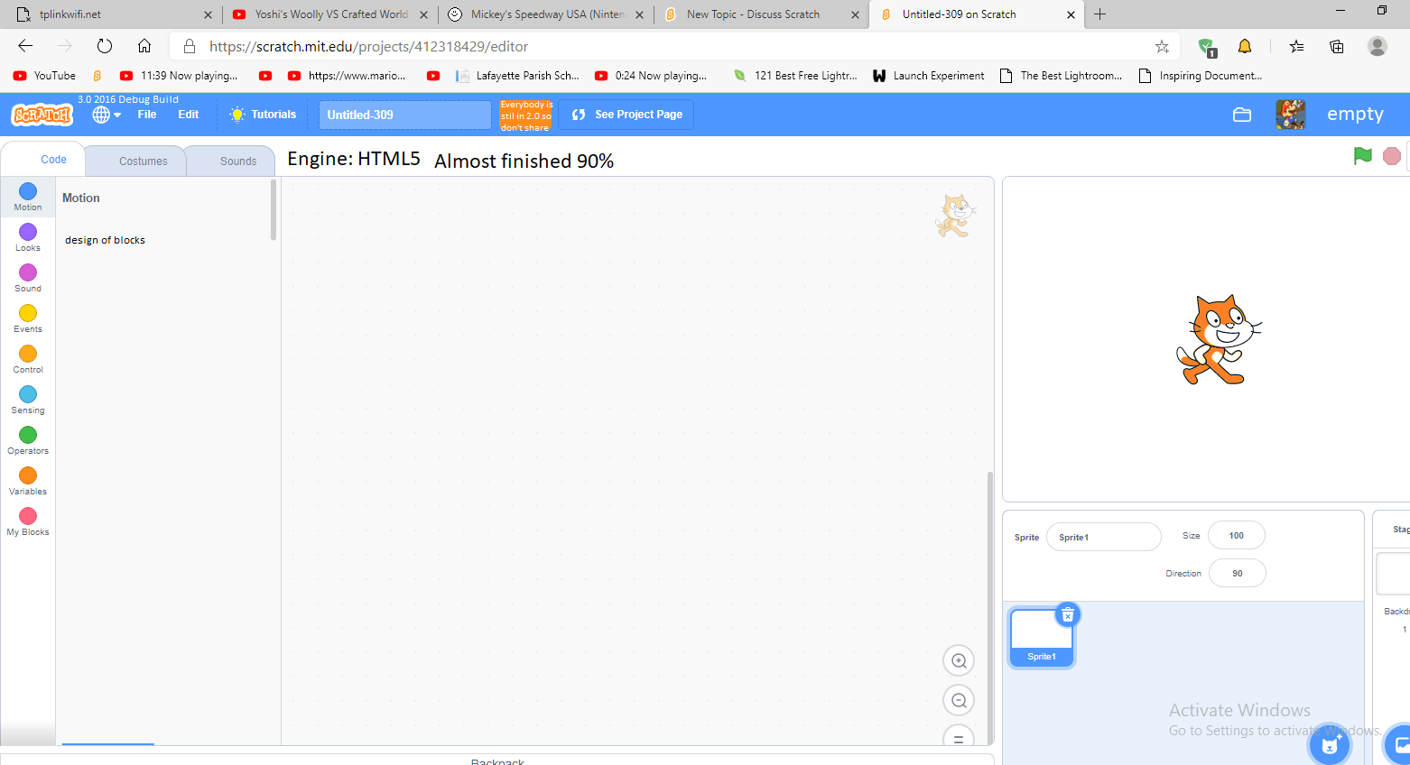 Is there versions of Scratch, not released, canceled or lost in time ...