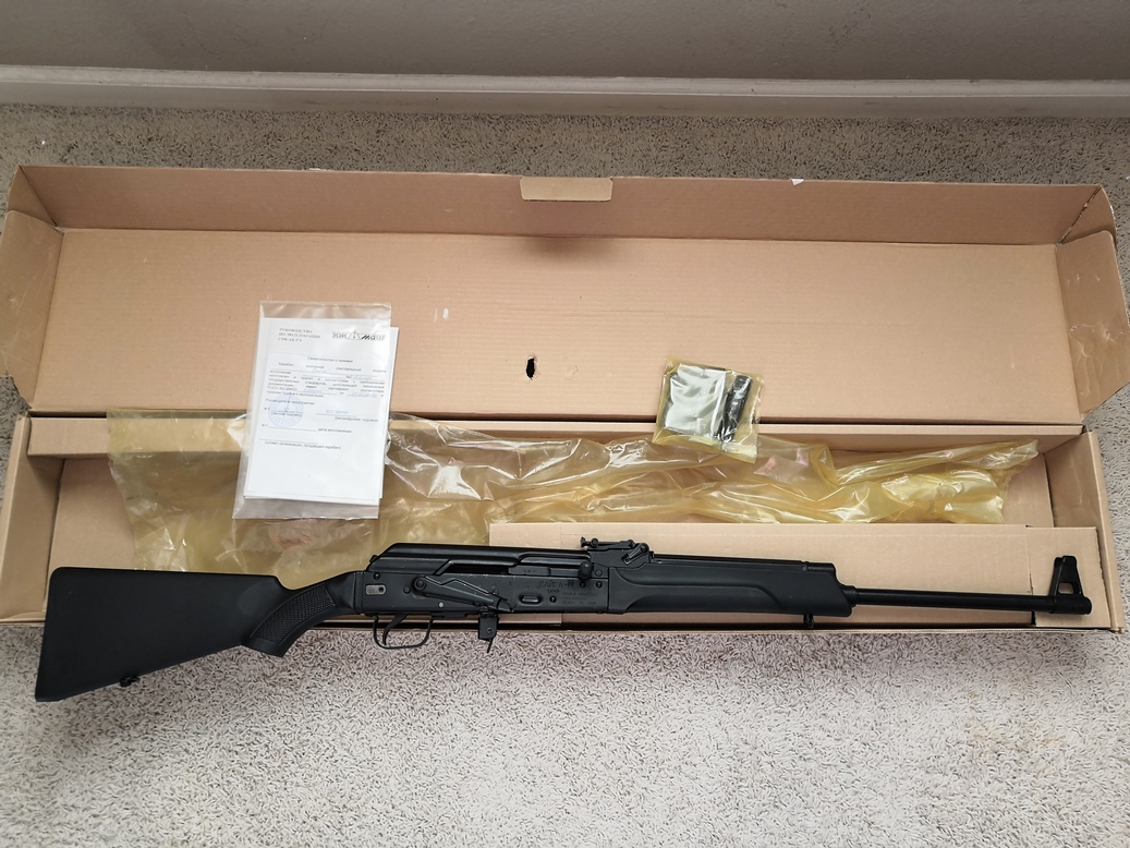 NIB Saiga M Izhmash 7.62x39 & SIG SSG3000 - Calguns.net