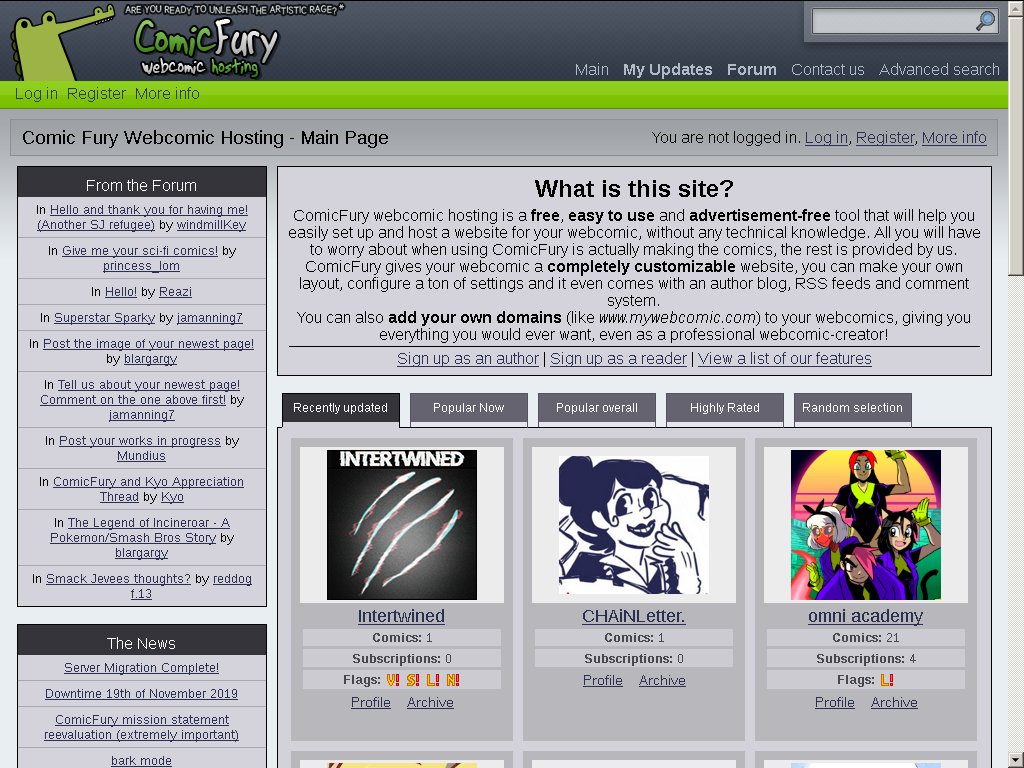 SmackJeeves is turning into a Tapas/Webtoon clone - Comic Fury Webcomic ...